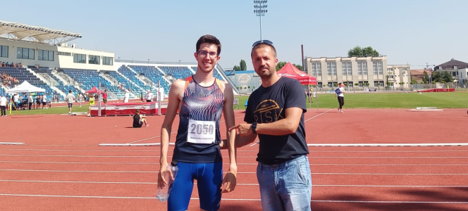 Argint la Naționalele de U16 pentru atletul rădăuțean Moldovan Răzvan ...