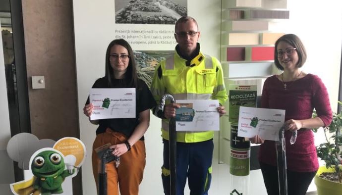 Angajații EGGER au colectat 451 de kilograme de baterii, becuri și ...